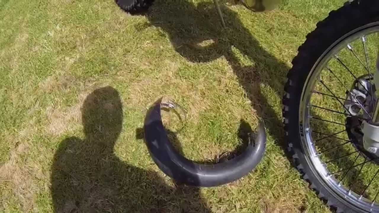 Pro Power Carbon pipe guard for KTM 2 stroke - YouTube