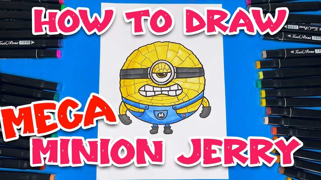 How To Draw MEGA MINION JERRY from Despicable Me 4 - YouTube