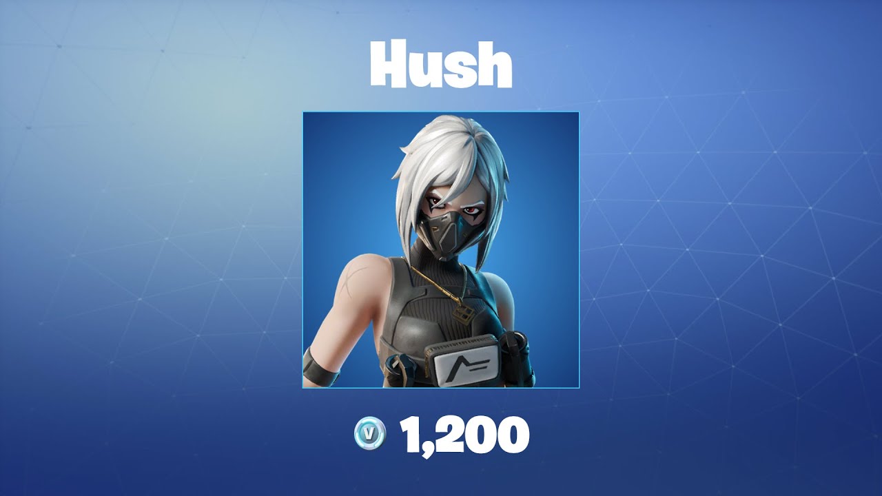 Hush | Fortnite Outfit/Skin - YouTube