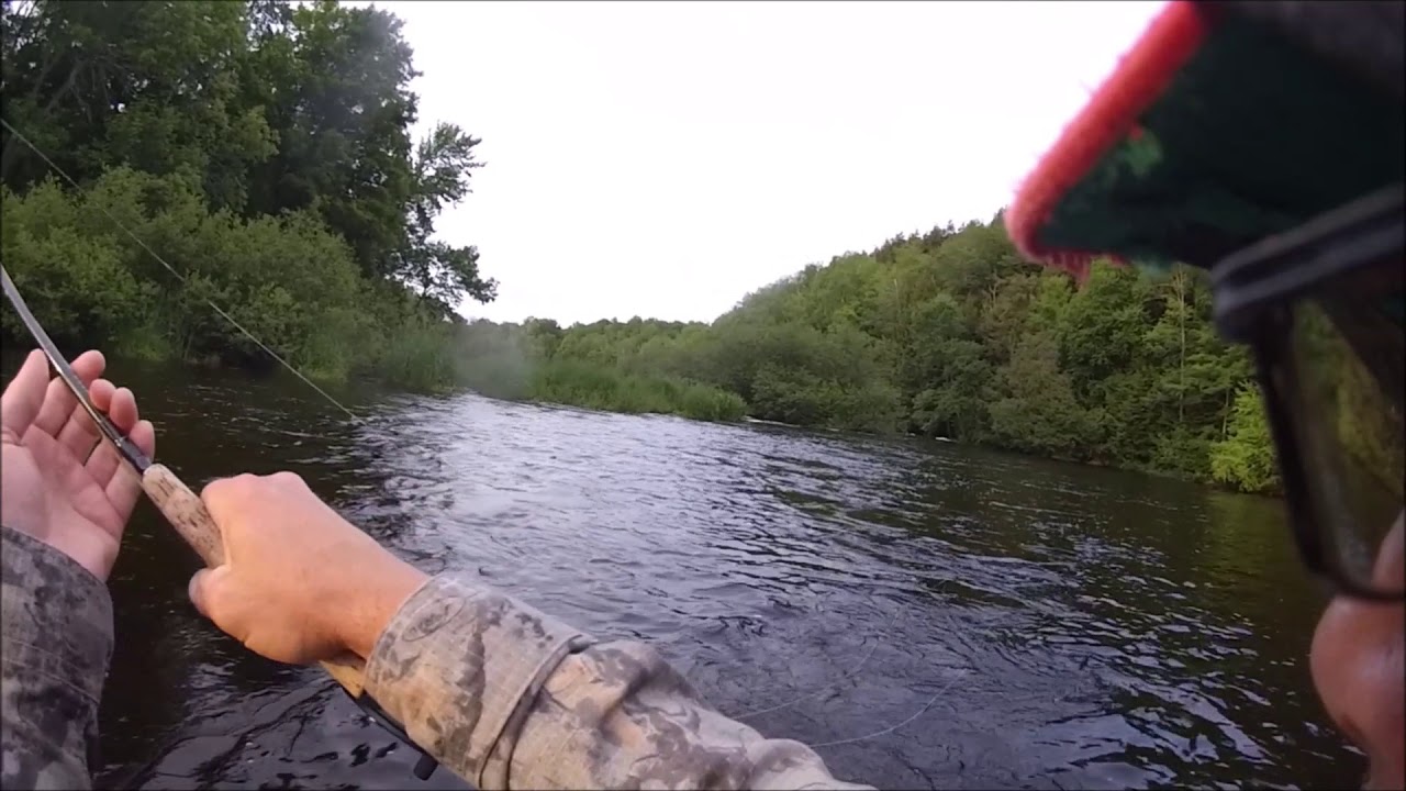 Wolf River Trout Fishing 6-21-19 - YouTube