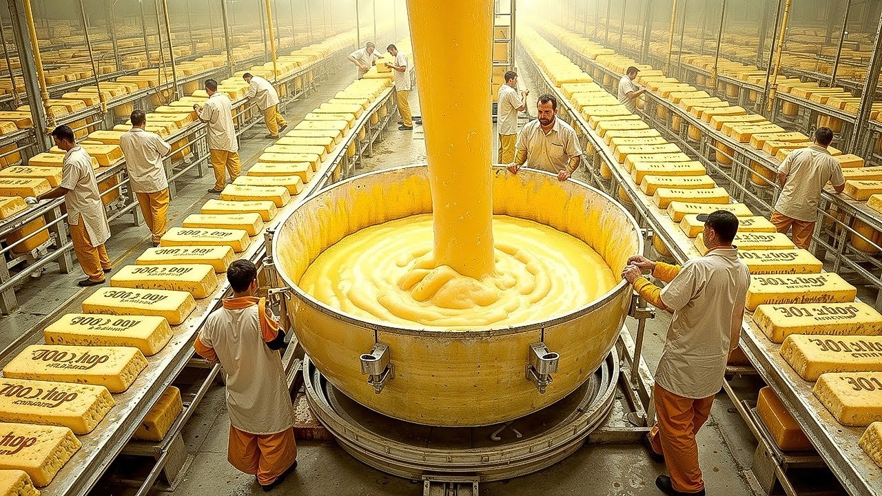 How Butter Is Made in Factories | Butter Factory Process - YouTube