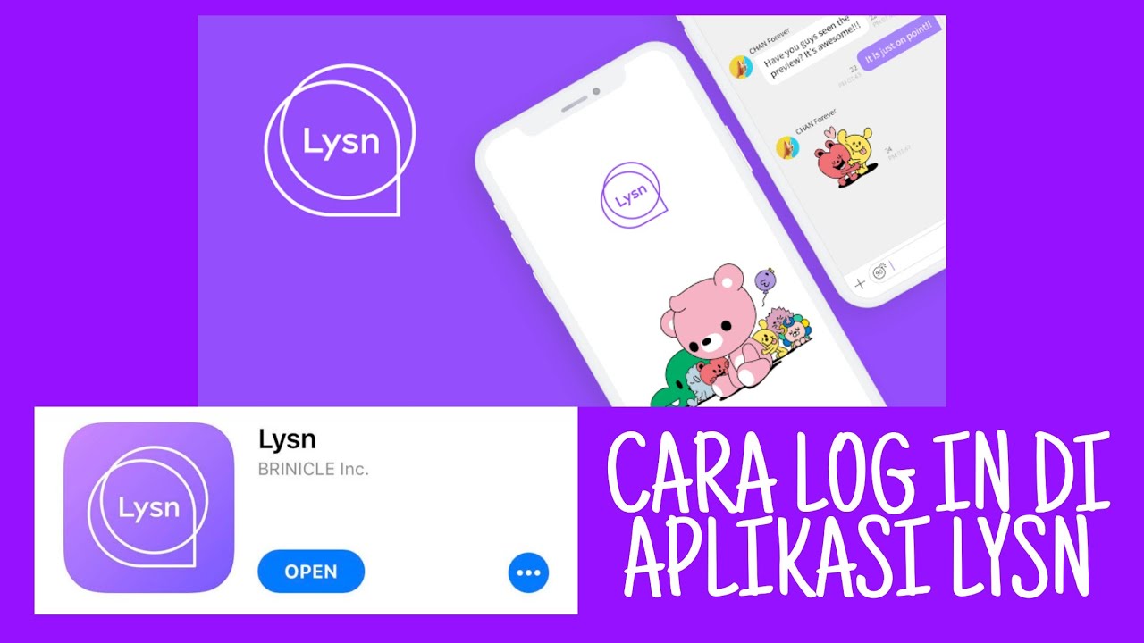 TUTORIAL LOG IN APLIKASI LYSN - YouTube