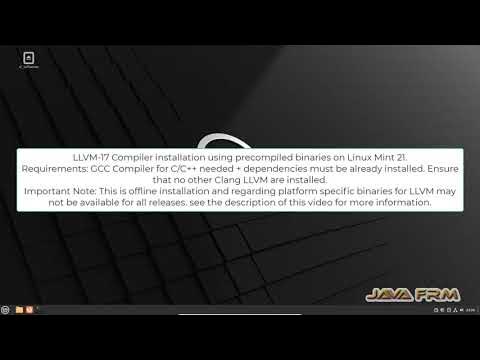 How to install Clang LLVM 17 from Zip Archive (precompiled binaries) on Linux Mint 21 - C/C++ ...