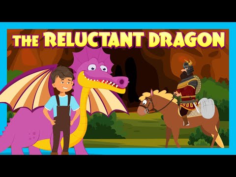 THE RELUCTANT DRAGON | NEW ENGLISH KIDS STORIES | TIA & TOFU STORYTELLING | BEDTIME KIDS HUT STORIES