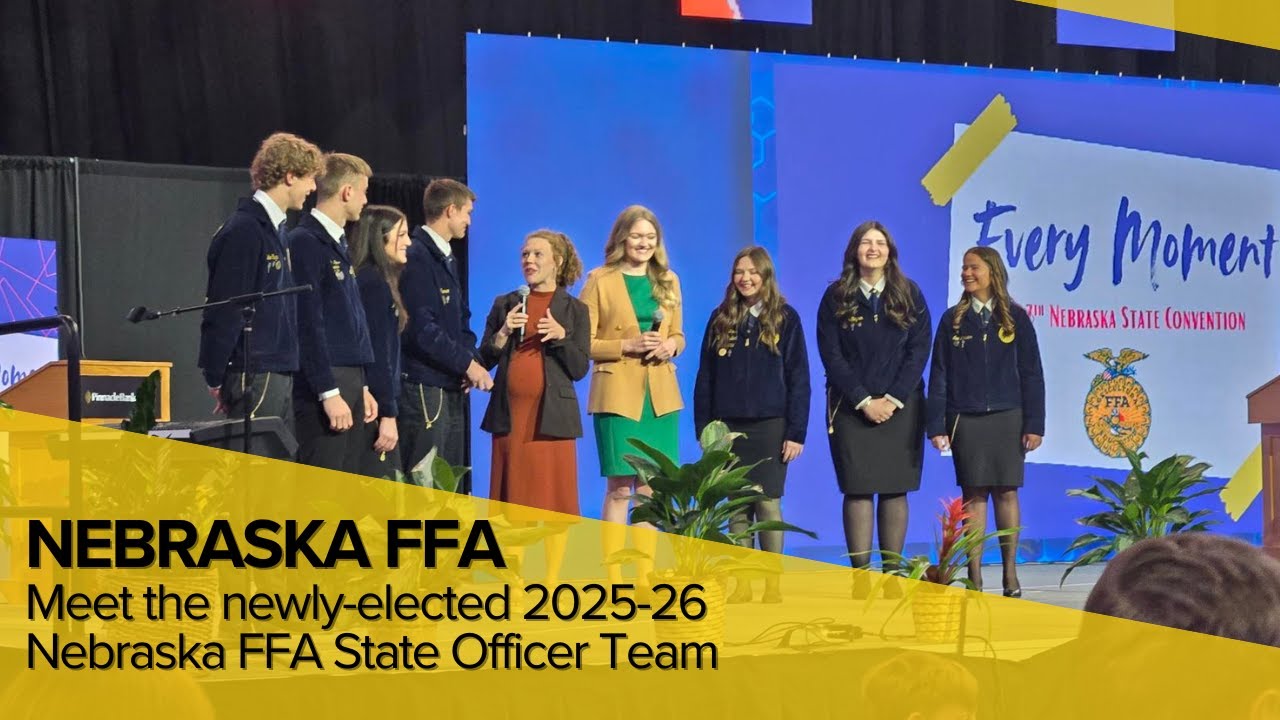 Meet the brand new 2025-26 Nebraska FFA State Officer Team - YouTube
