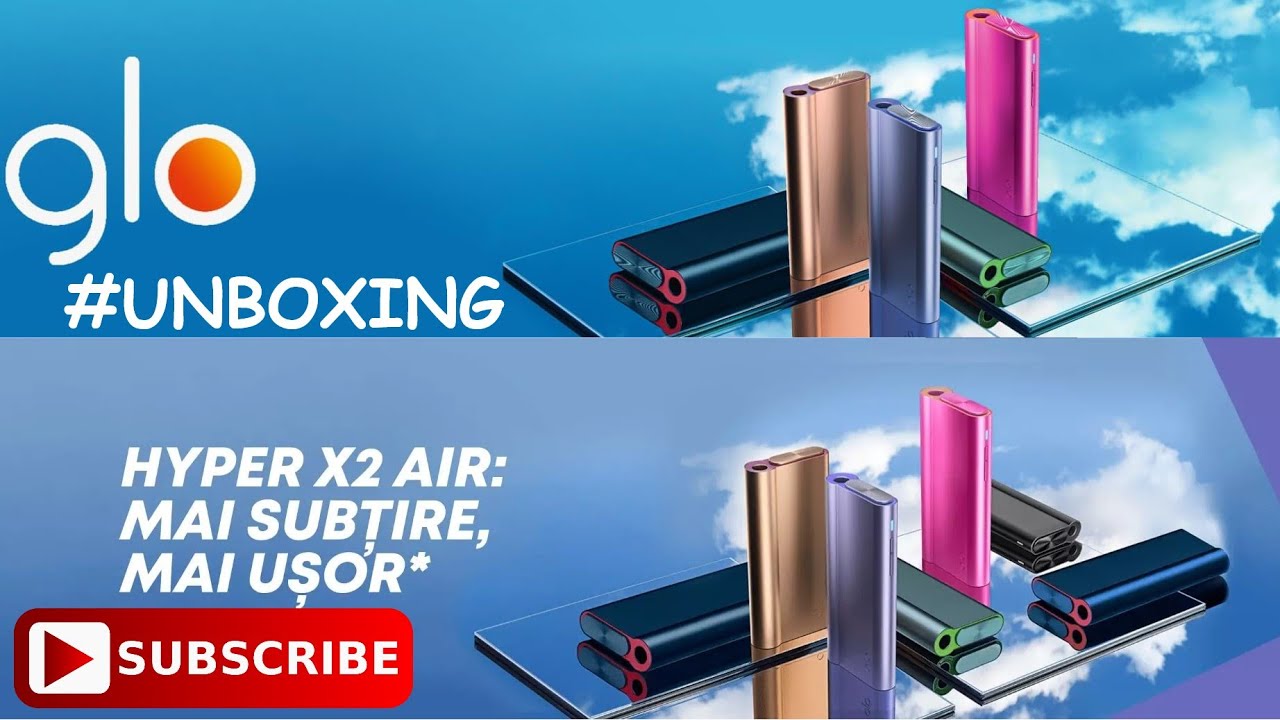 glo HYPER X2 AIR #UNBOXING | HYPER X2 AIR cel mai subțire și mai ușor ...