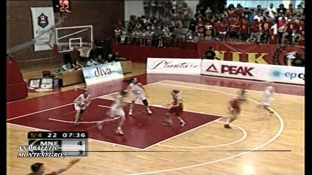 Ana Baletic Montenegro Basketball player part 1 - YouTube