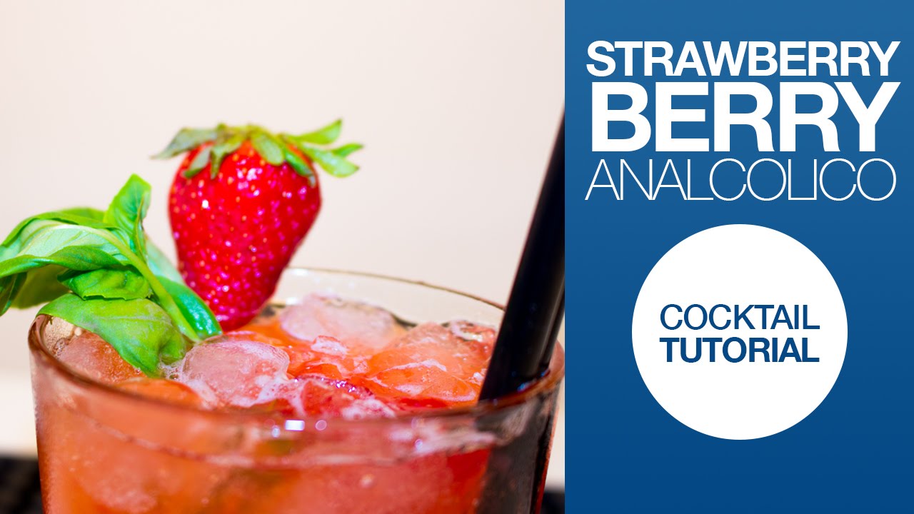 Strawberry Berry Cocktail Analcolico Tutorial | Drink Corner - YouTube