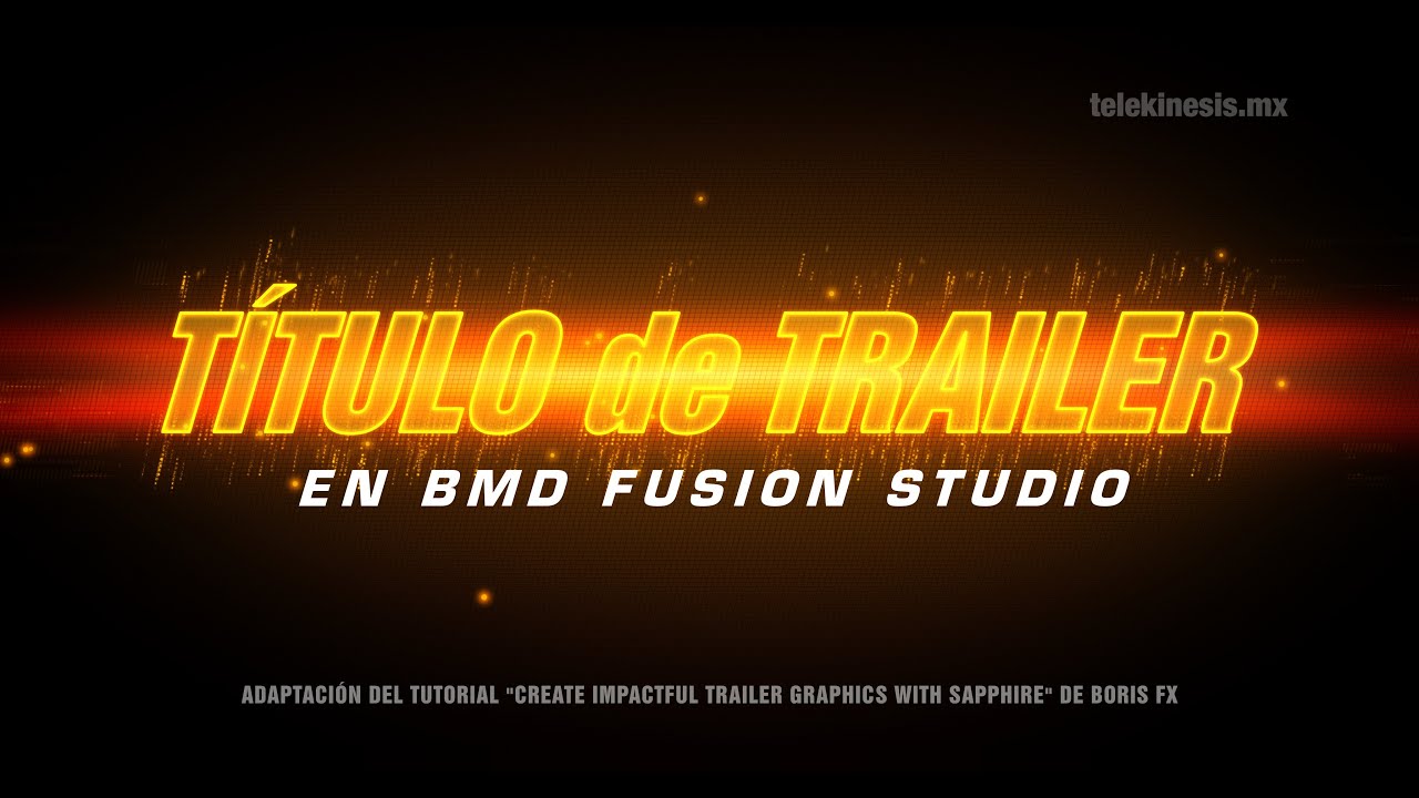 Título de Trailer - Fusion Studio - YouTube