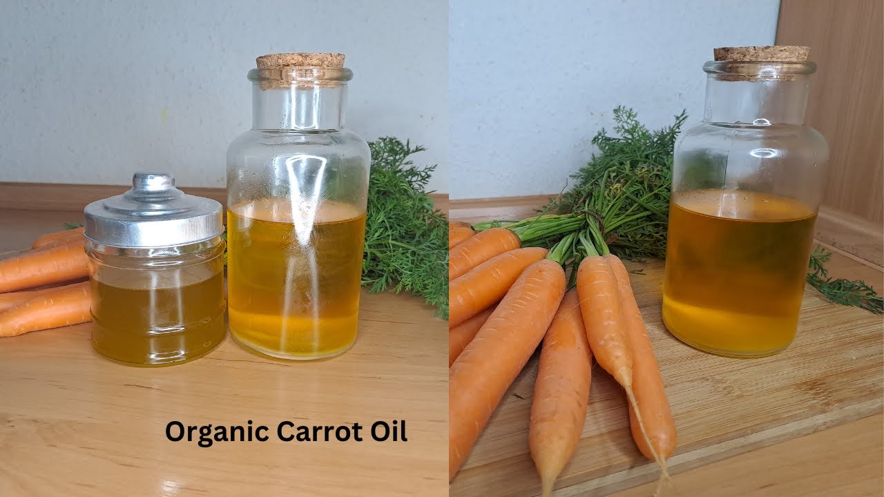 How to make Carrot oil for Glowing Skin and healthy Hair growth - YouTube