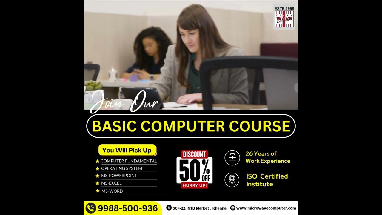 BASIC COMPUTER COURSE - YouTube