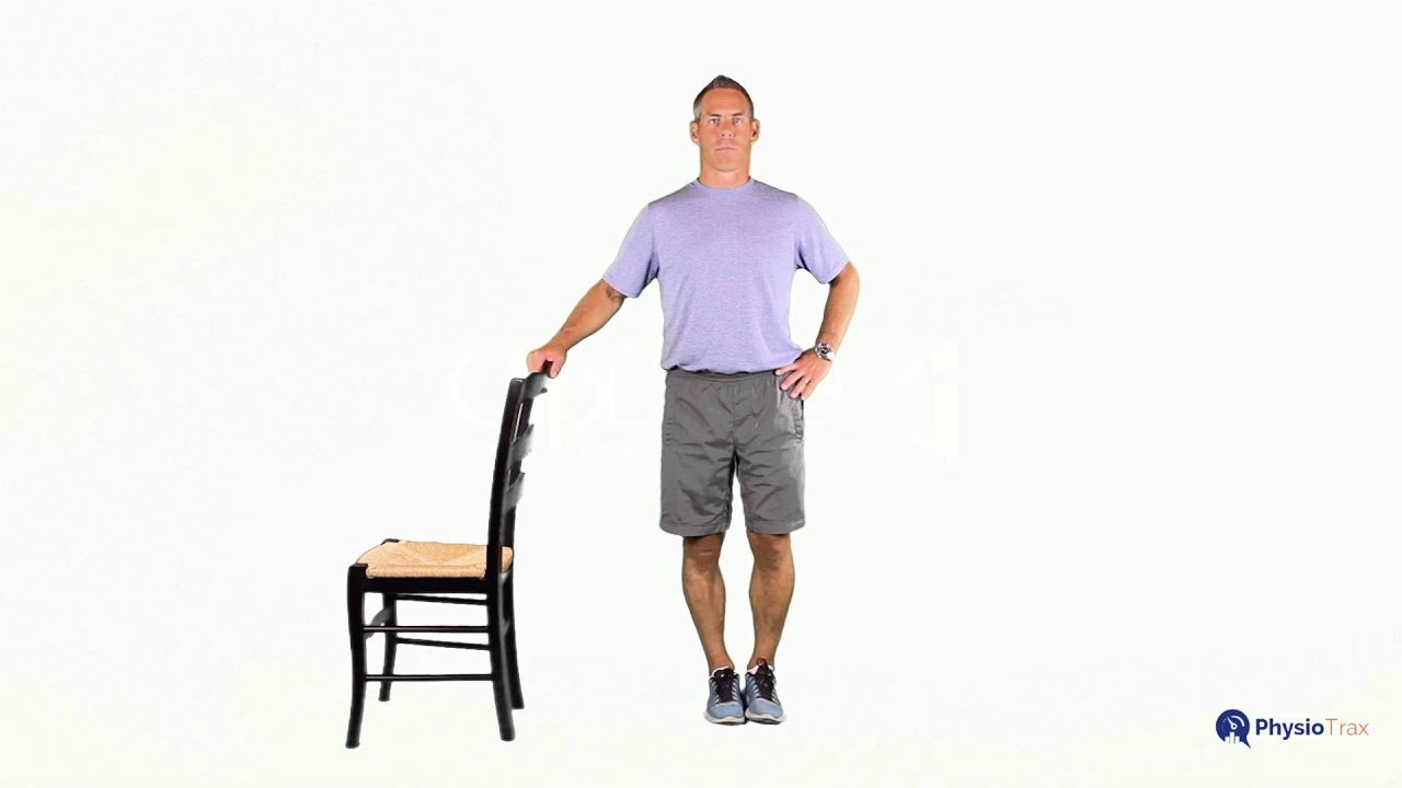 Standing AROM Hip Adduction - YouTube