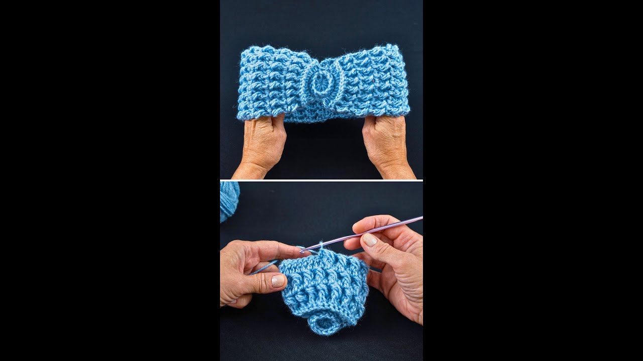 Easy crochet headband! Tutorial for beginners! Miarti🧶 - YouTube