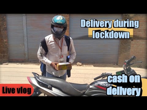 Delivery during lockdown || flipkart delivery in red zone || No contact ...