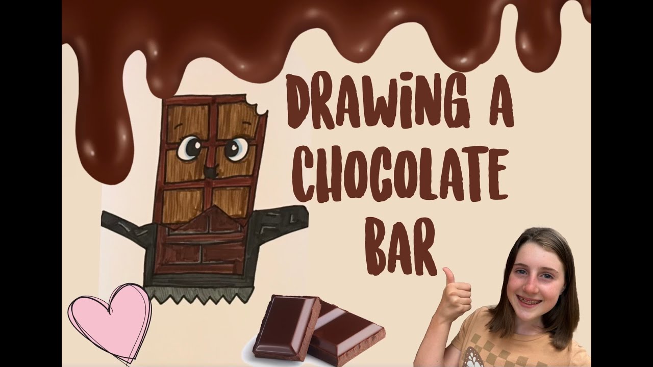 How to Draw a Chocolate Bar - YouTube