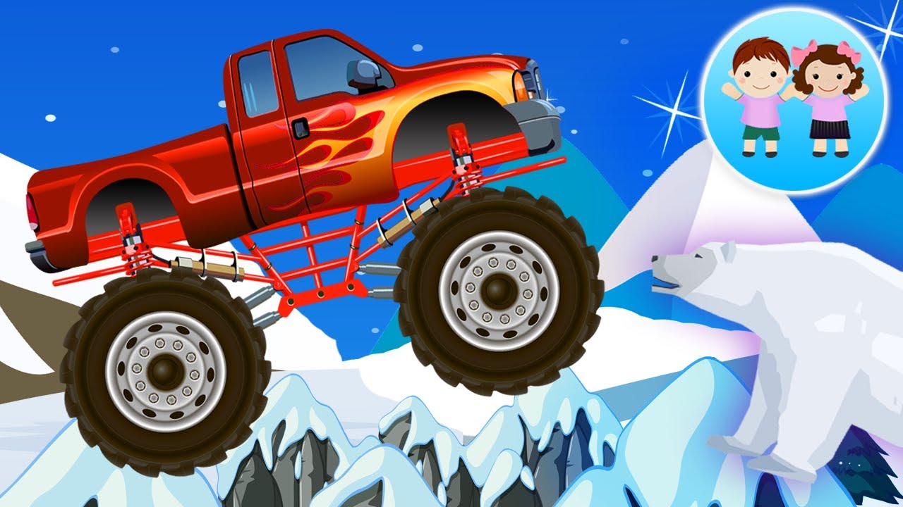 Camionul Monstru - Aventurile de Craciun - desene pentru copii - YouTube