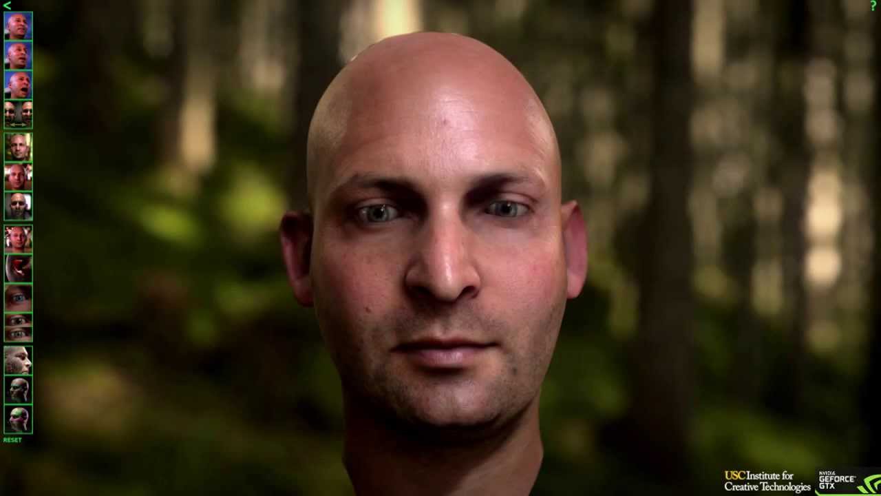 Nvidia Face Works Real Time Demo |GTX 670 - YouTube