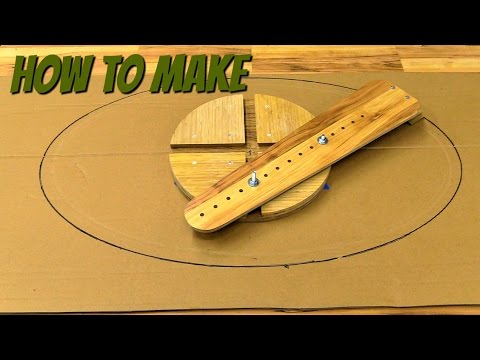 (how to make) a router jig for making ellipes