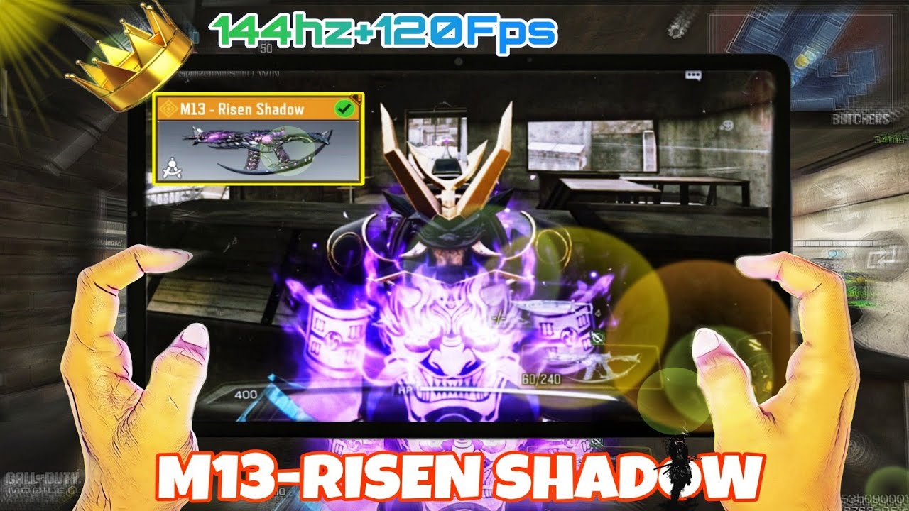 M13-Risen shadow Samurai's soul series Gun with Rank push gameplay CODM - YouTube