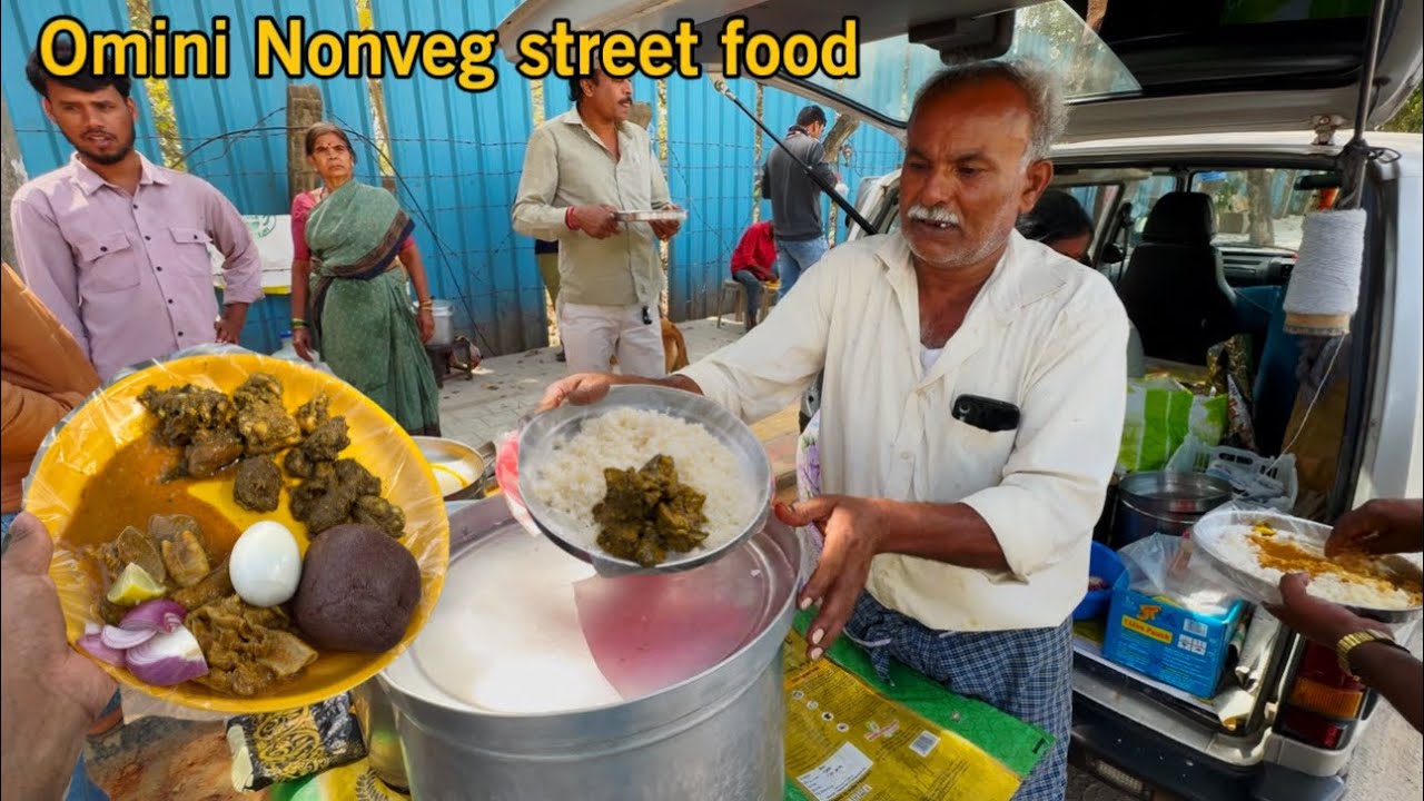 ಗೌಡ್ರು ನಾಟಿ ಸ್ಟೈಲ್ Omini Nonveg street food | Kannada food review - YouTube