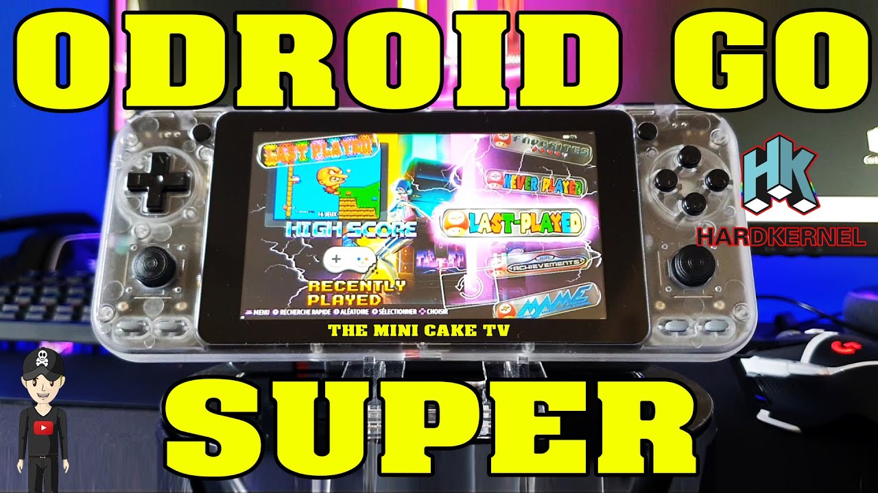 ODROID GO SUPER !!! UNBOXING, REVIEW & TESTS RETROGAMING BATOCERA V30 ...