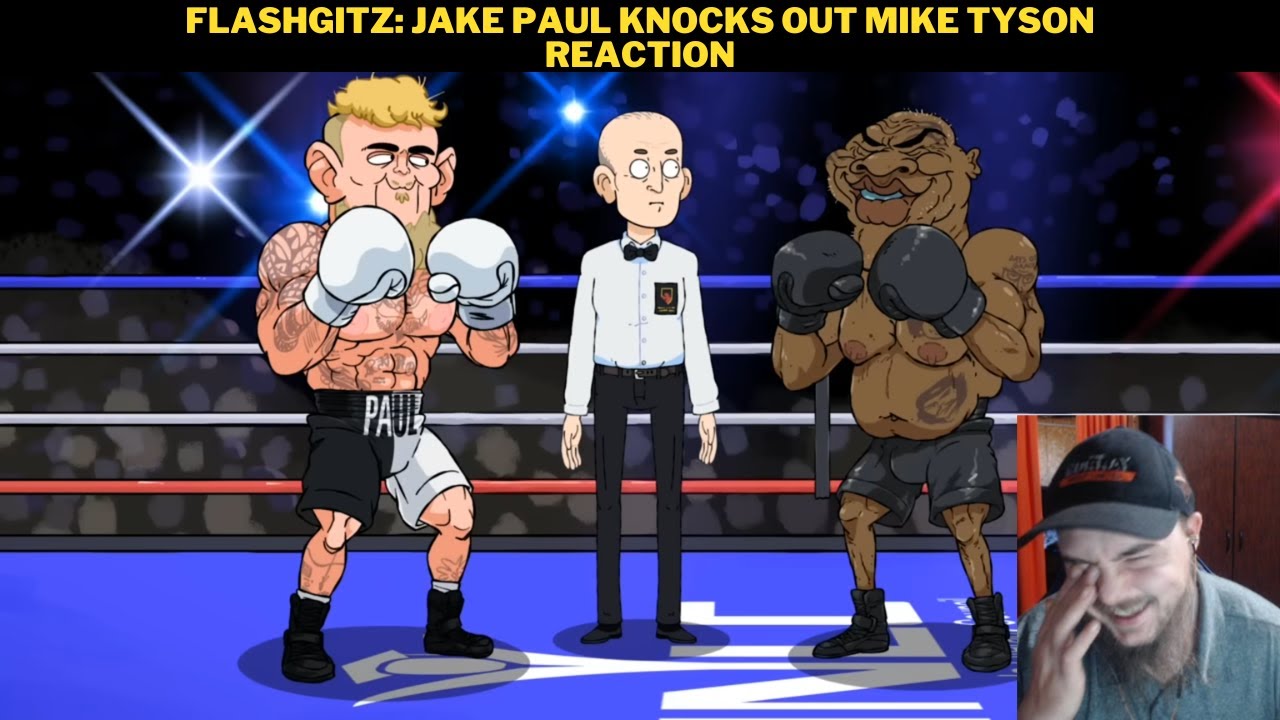 Flashgitz: Jake Paul Knocks Out Mike Tyson Reaction - YouTube