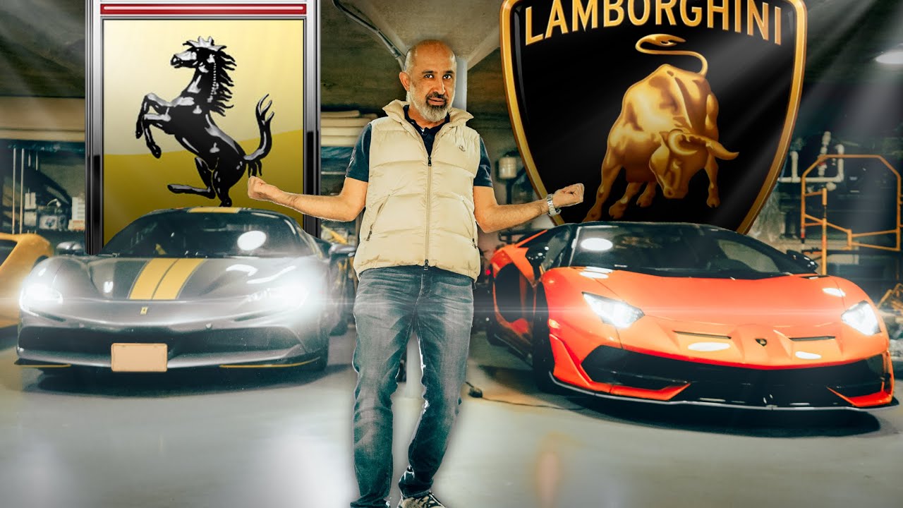 Inside A $15M Modern House With A $4M Car Collection: SF90 & SVJ ...