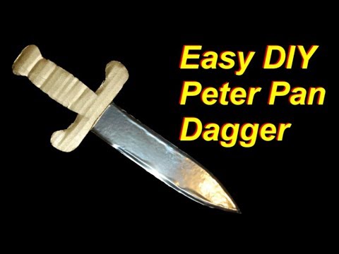 DIY Peter Pan Dagger - Cheap and Easy