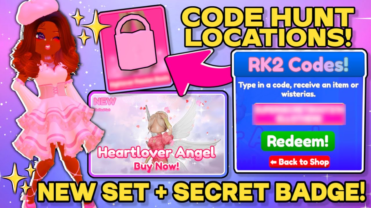 ALL CODE HUNT LOCATIONS! FREE SKIRT +2 NEW SETS + SECRET BADGE ...