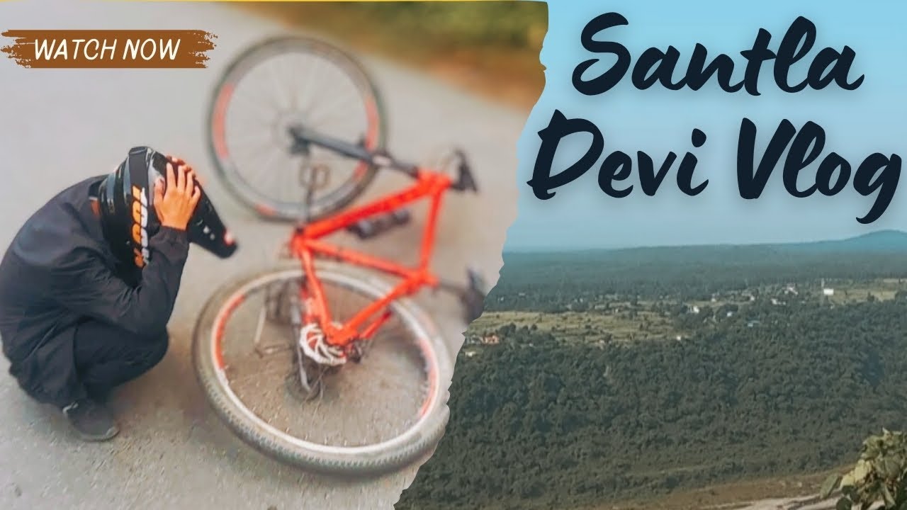 SANTLA DEVI TEMPLE ON CYCLE🥷CRASH HO GAYA WAPIS AATE SMAYE☠️ - YouTube