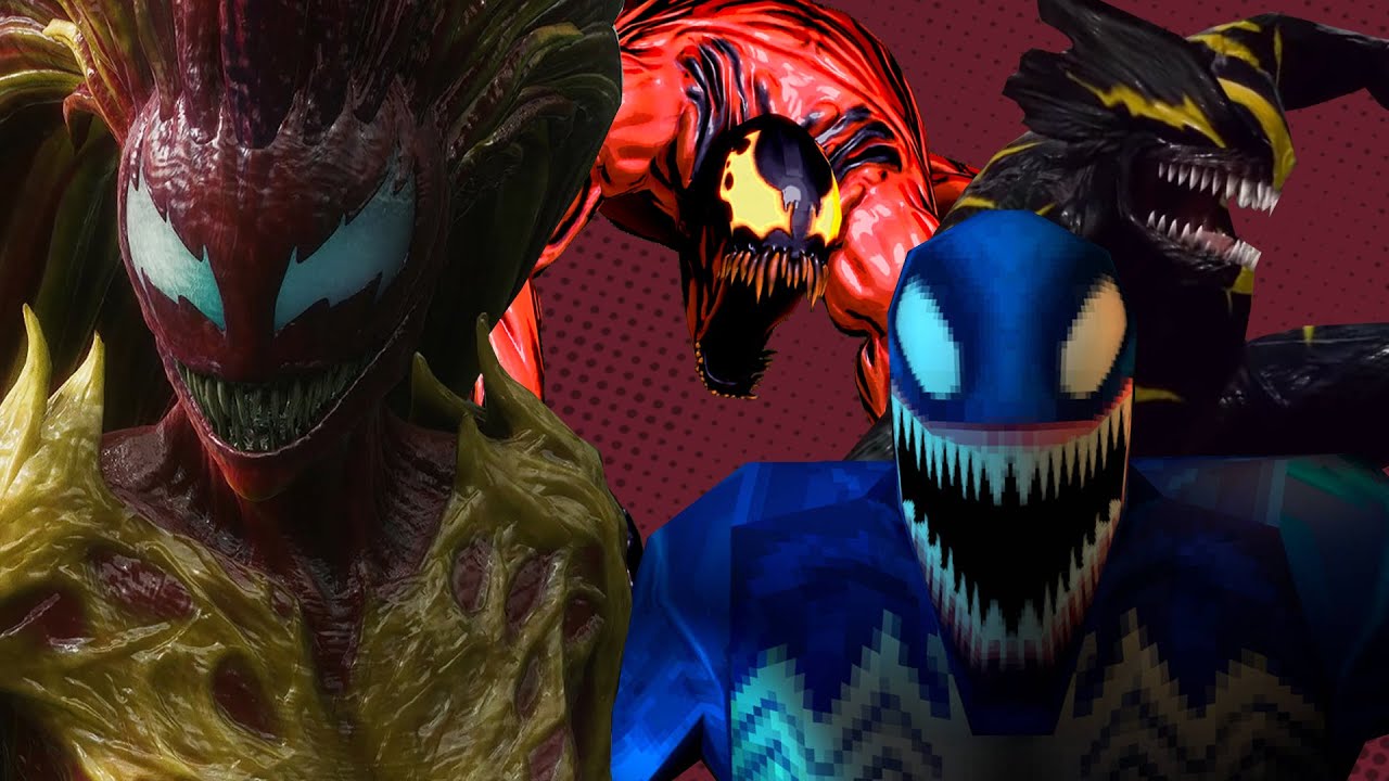 Evolution of Symbiote Transformations In Spider-Man Games (Live ...