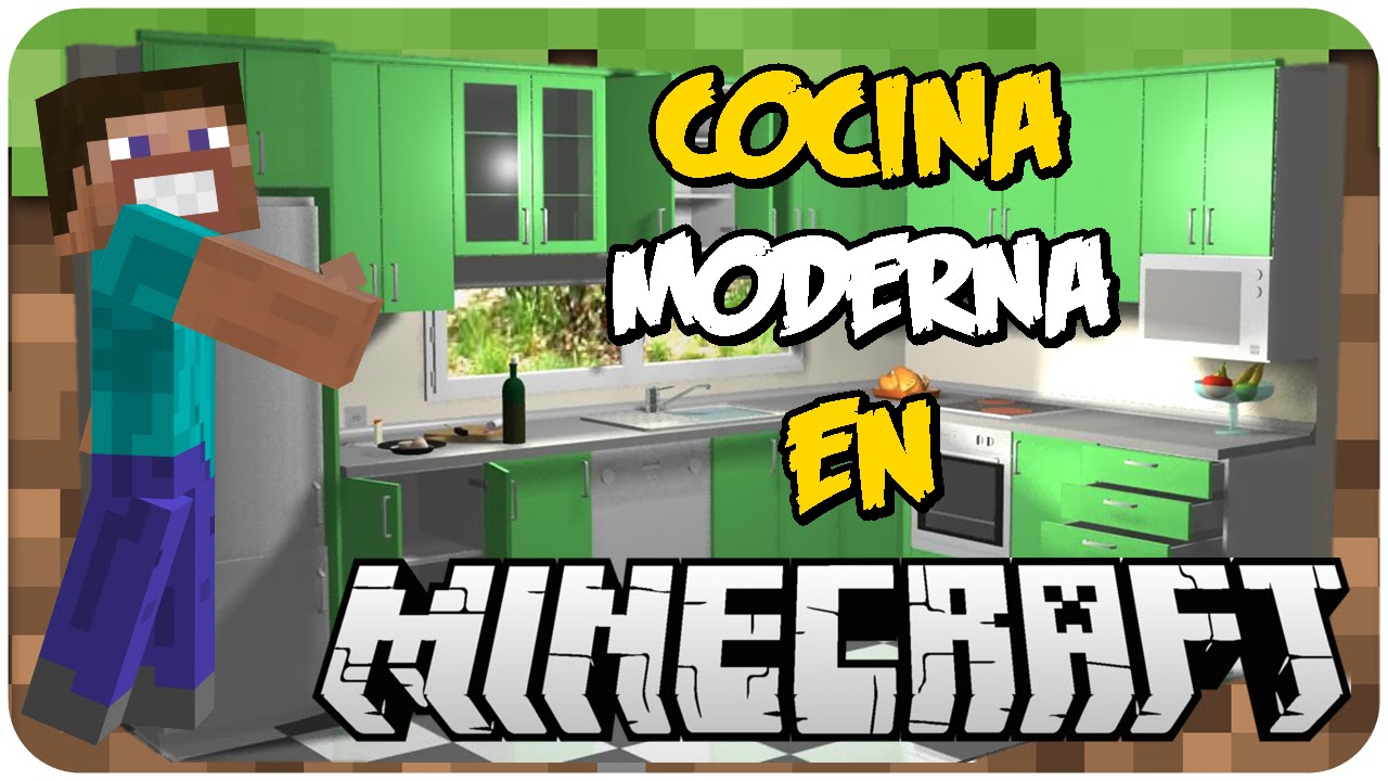 ¡COMO HACER UNA COCINA MODERNA EN MINECRAFT |SIN MODS| - YouTube
