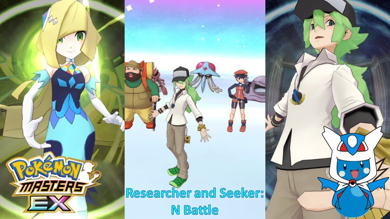 Pokemon Masters EX: Researcher and Seeker - N Battle - YouTube