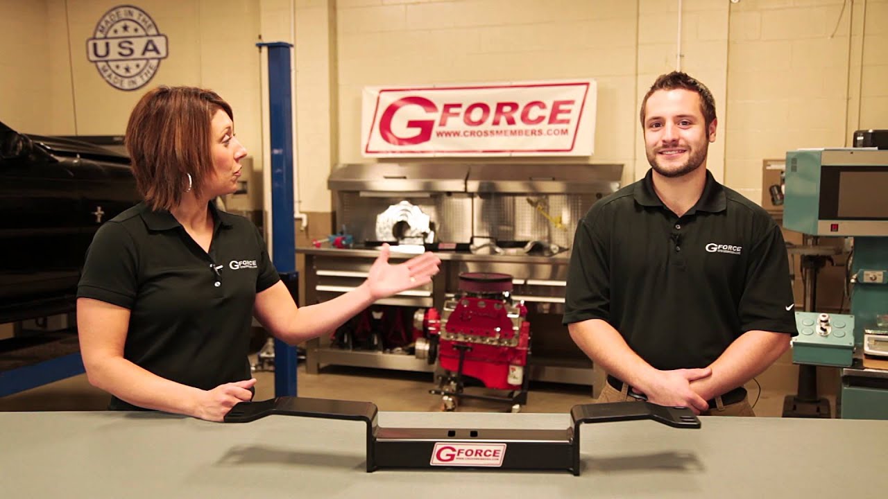 G Force F Body and X Body Transmission Crossmembers - YouTube