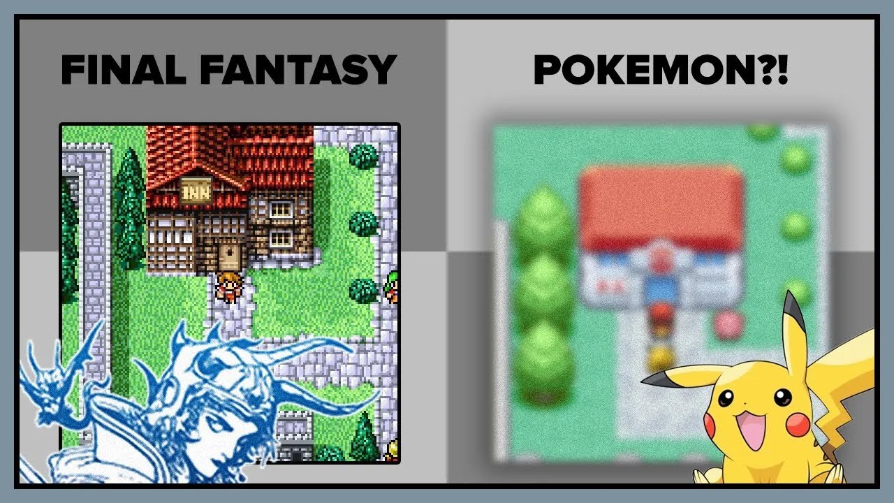 Recreating Cornelia Town from Final Fantasy 1 into Pokémon Style! # ...
