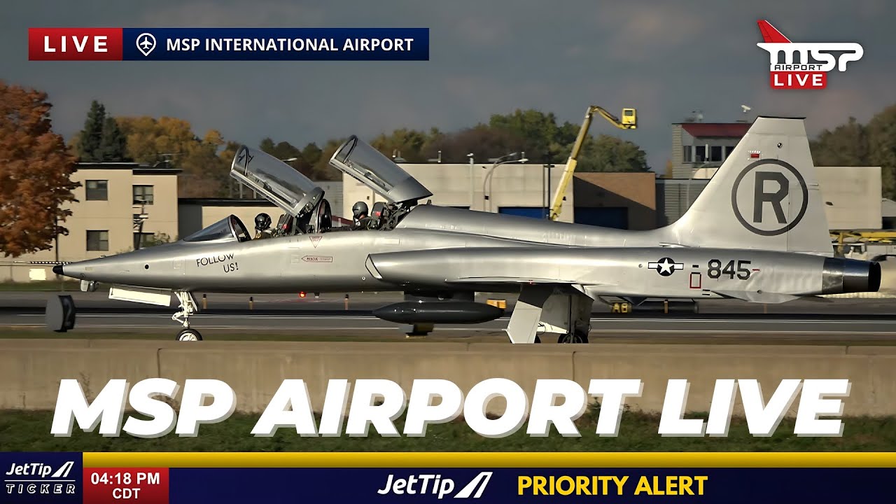 🔴 The LIVE MSP Plane Spotting Premiere! October 22, 2023 - YouTube