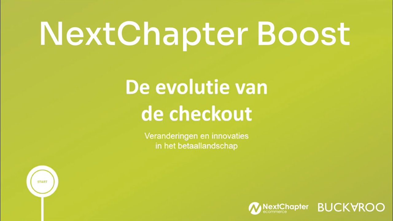 NextChapter Boost: De evolutie van de checkout - YouTube