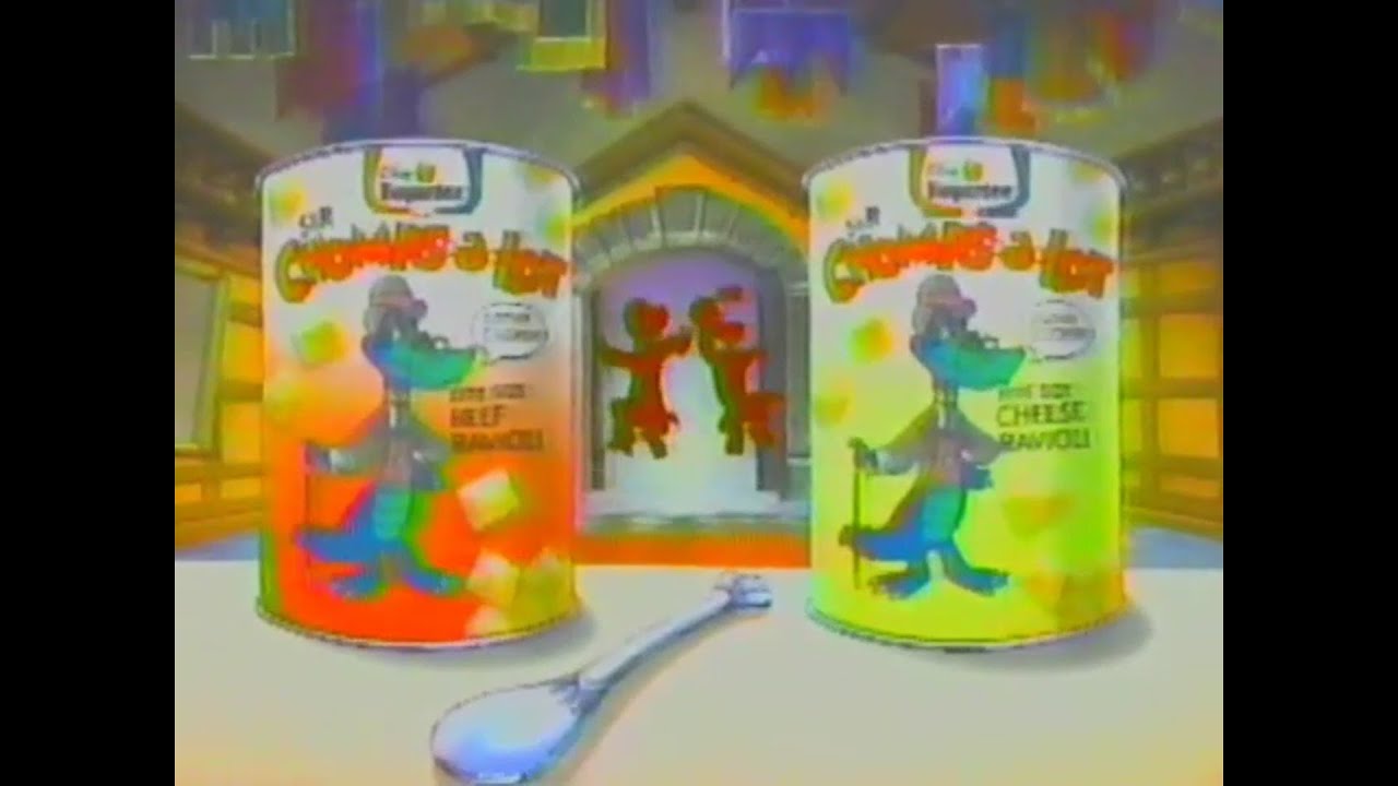 1992 Sir Chomps-A-Lot Chef Boyardee Ravioli Commercial - YouTube