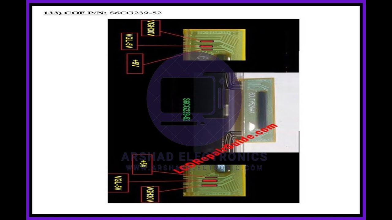 S6CG239-52 COF Datasheet - Arshad Electronics - YouTube