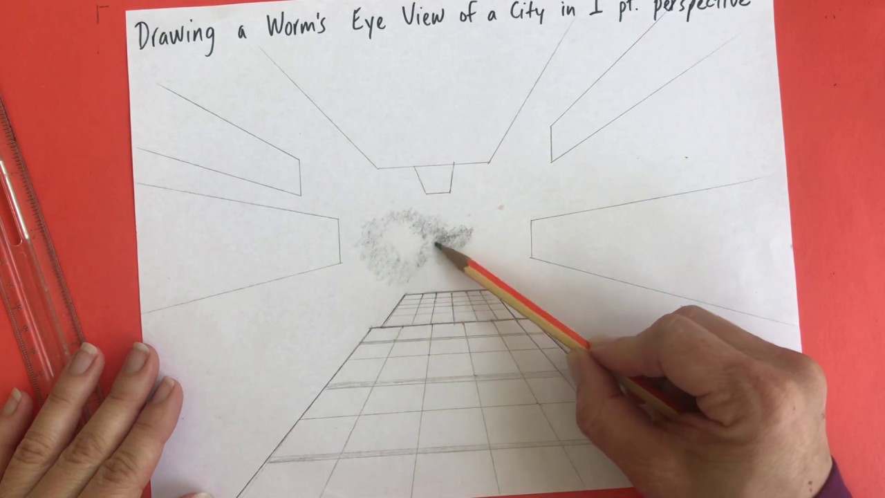 How to Draw Skyscrapers From Below - YouTube