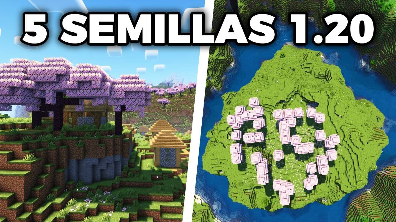 ¡5 Semillas que DEBES PROBAR en Minecraft 1.20! Java y Bedrock - YouTube