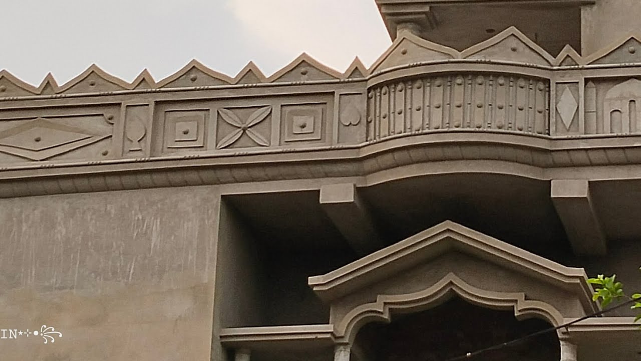 Plaster design Rajmistri Amazing plaster design front elevation - YouTube