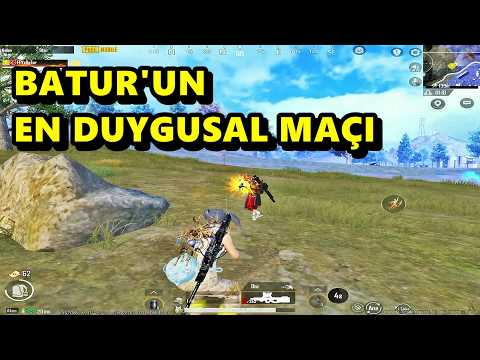 BATUR'UN EN DUYGUSAL MAÇI ! MÜTHİŞ MAÇ SOLO SQUAD PUBG MOBİLE