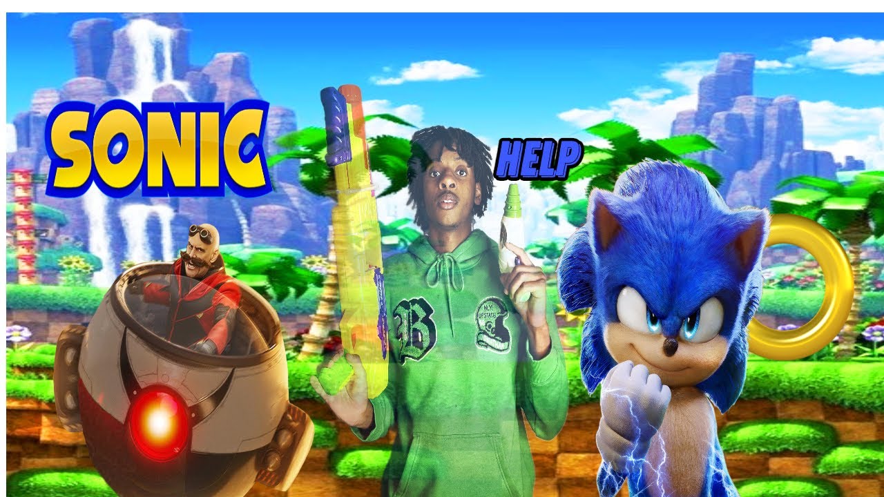Sonic GUNS 🔫 (NEW SONIC GAME) #sonic #greenscreen #comedy - YouTube