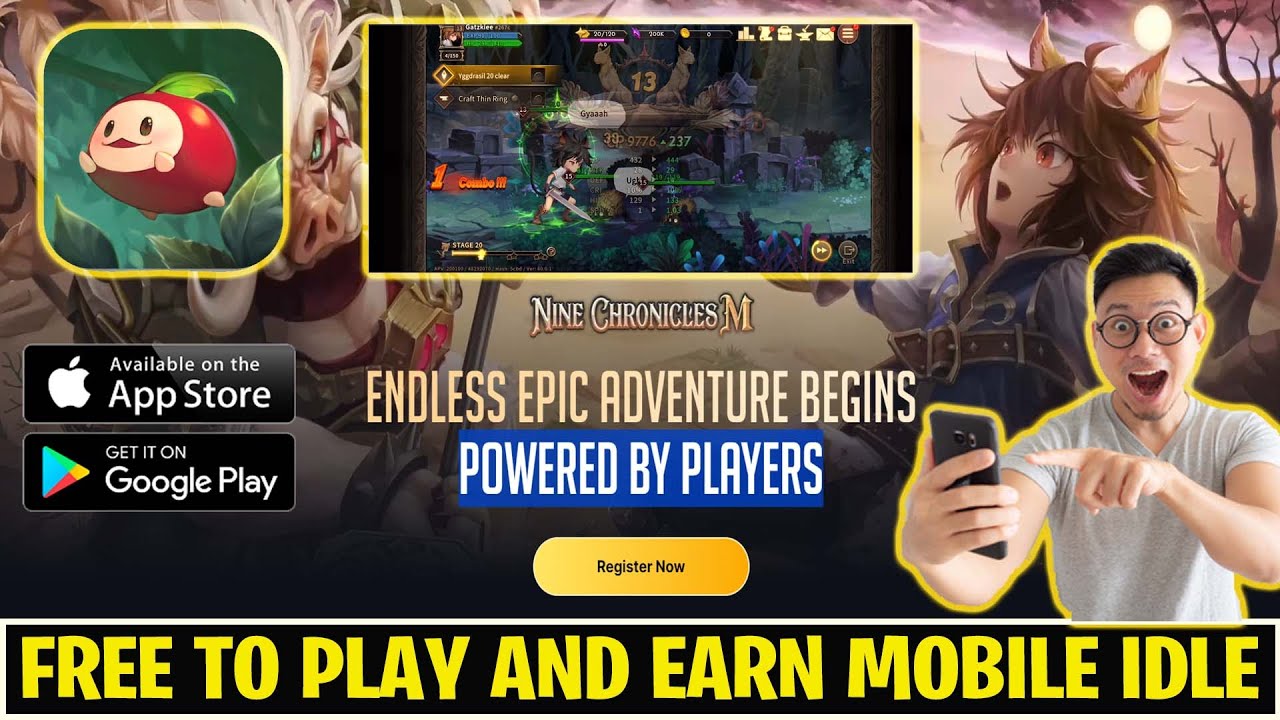 Nine Chronicles M - Free to Play And Earn Idle Game | Get Your Free ...