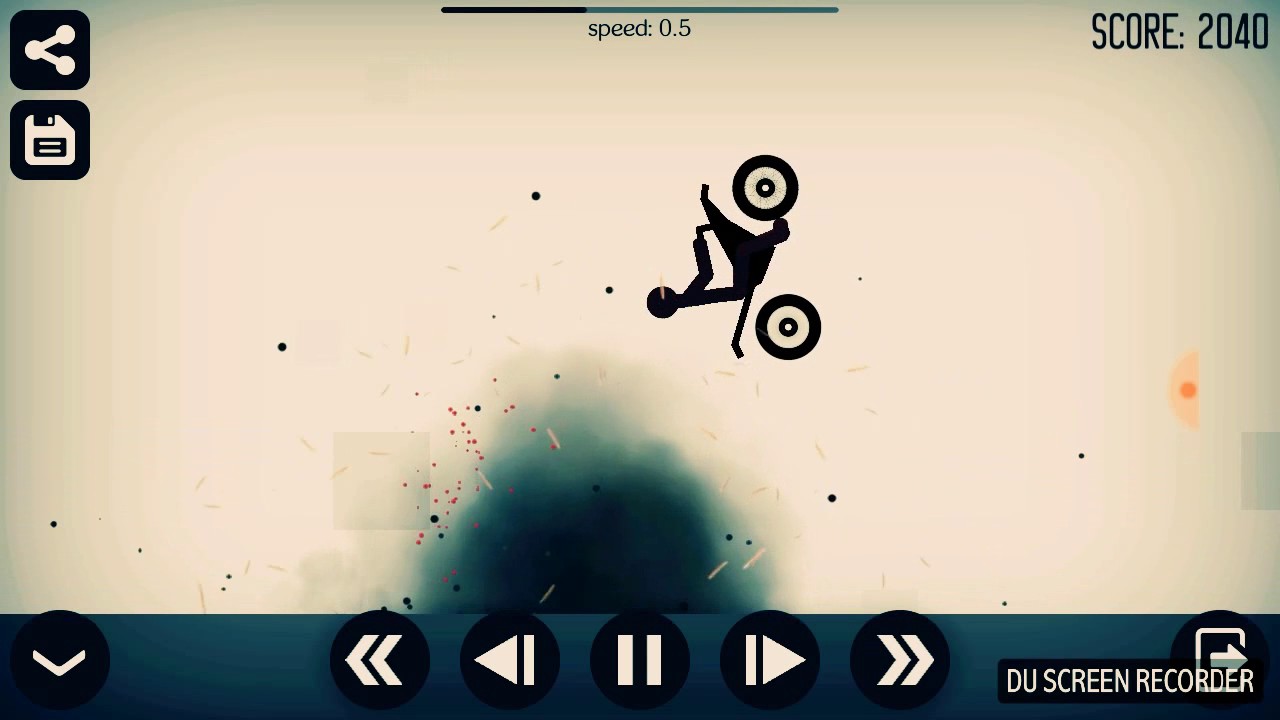 Landing after an explosion (stickman dimount) - YouTube