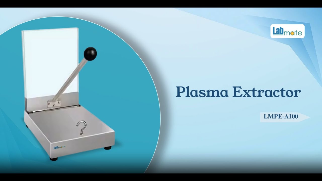 Plasma Extractor LMPE A100 - YouTube