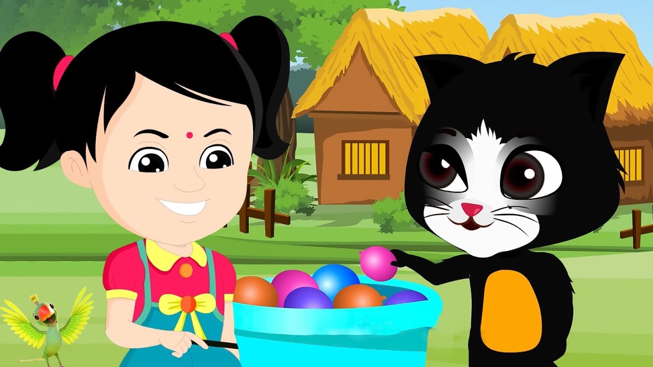 Meri Billi Kali Pili, मेरी बिली काली पीली + More Hindi Kids Song and ...