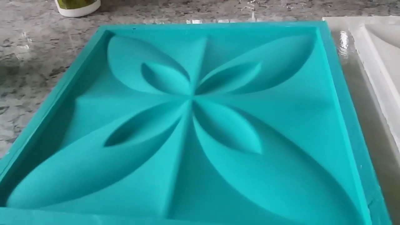 aprenda a fazer molde de silicone, vindo da forma de plastico 3D ...