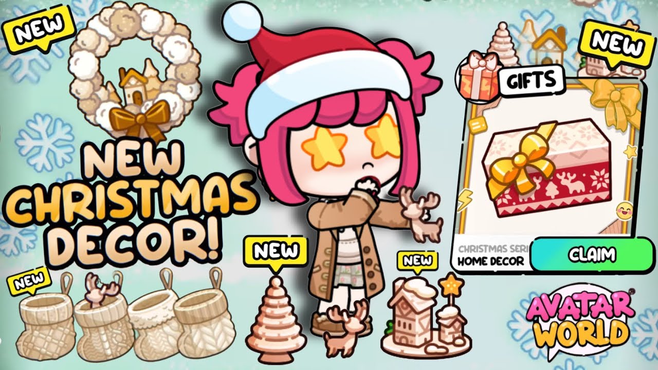 CLAIM NEW KODE PROMO GRATIS TEMA CHRISTMAS KE-4 DI AVATAR WORLD PAZU ...